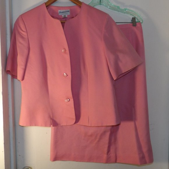 Pendleton | Skirts | Vintage Pendleton 2 Pc Silk Blend Skirt Set Barbie ...